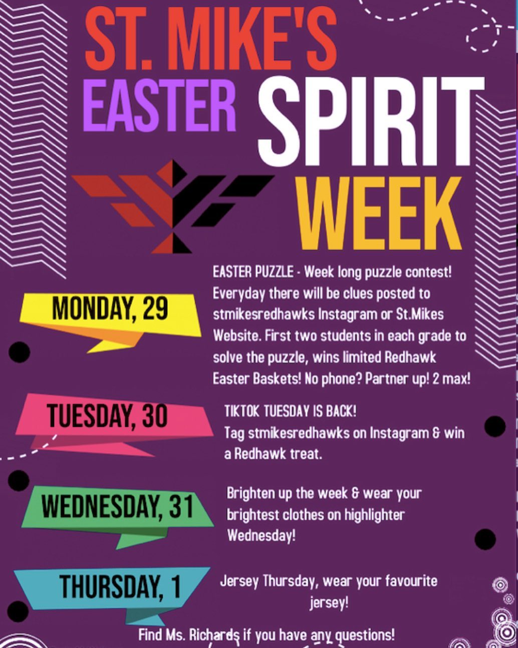 Easter Spirit Week - St. Michael's High School